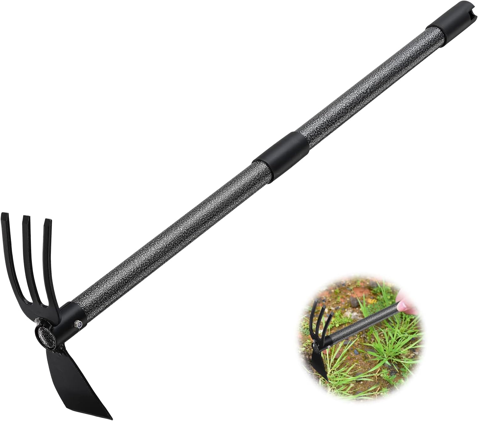 Amazon.com : PATIKIL 15" x 3" Hoe Garden Tool, Carbon Steel Anti-Rust ...