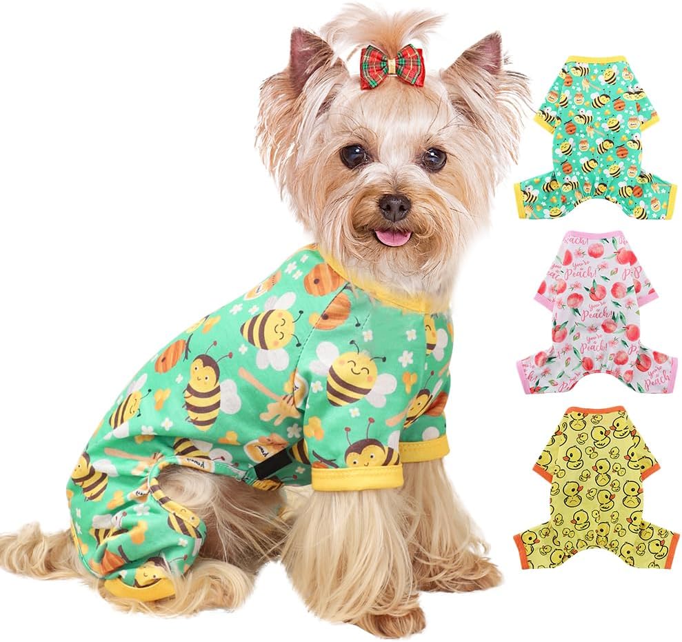 Amazon.com : Yikeyo Dog Pajamas Small Sized Boy Girl, Cotton ...