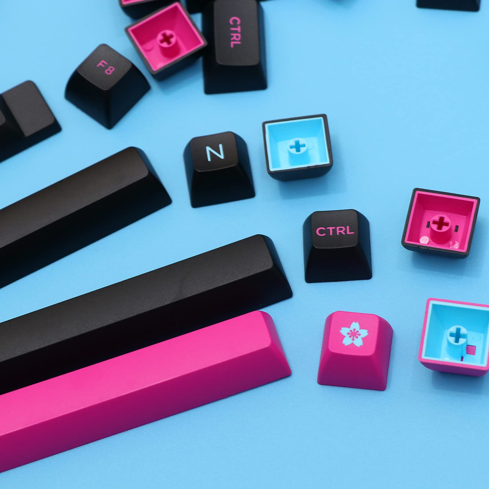 EPOMAKER AKKO Midnight 178 Keys ASA Profile Double-Shot PBT Full ...