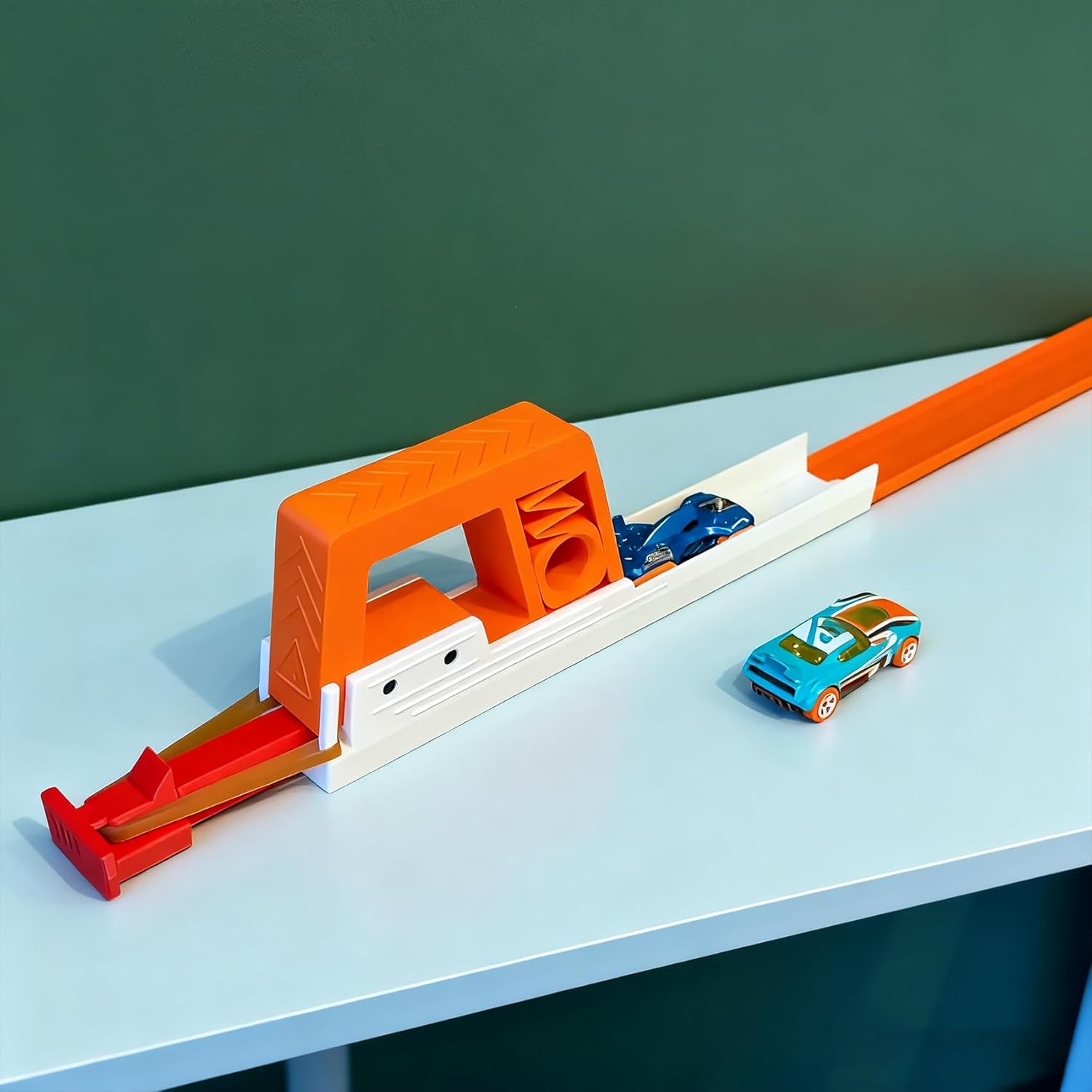 Power Launcher for Hot Wheels Track Systems Manual Rubber Band Car ...