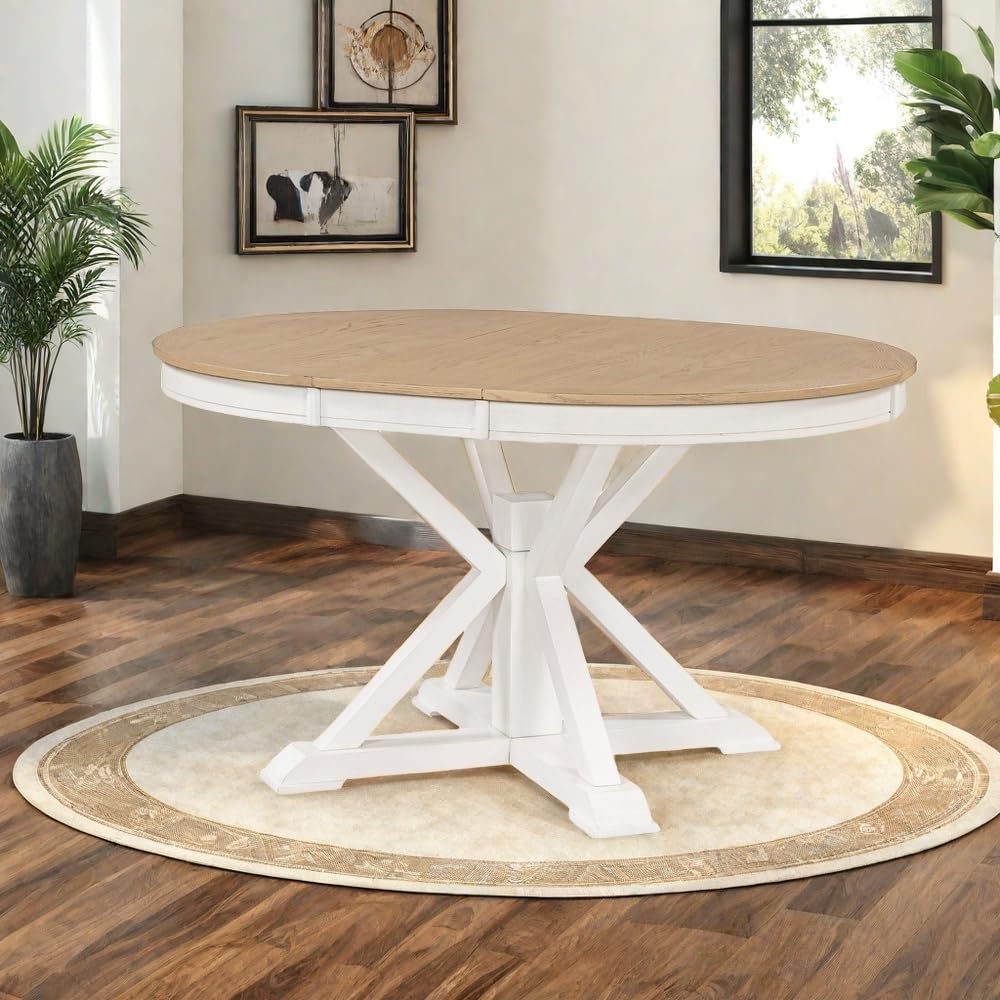 Amazon.com - LUMISOL Extendable Dining Table for 6 Persons, 42"-54 ...