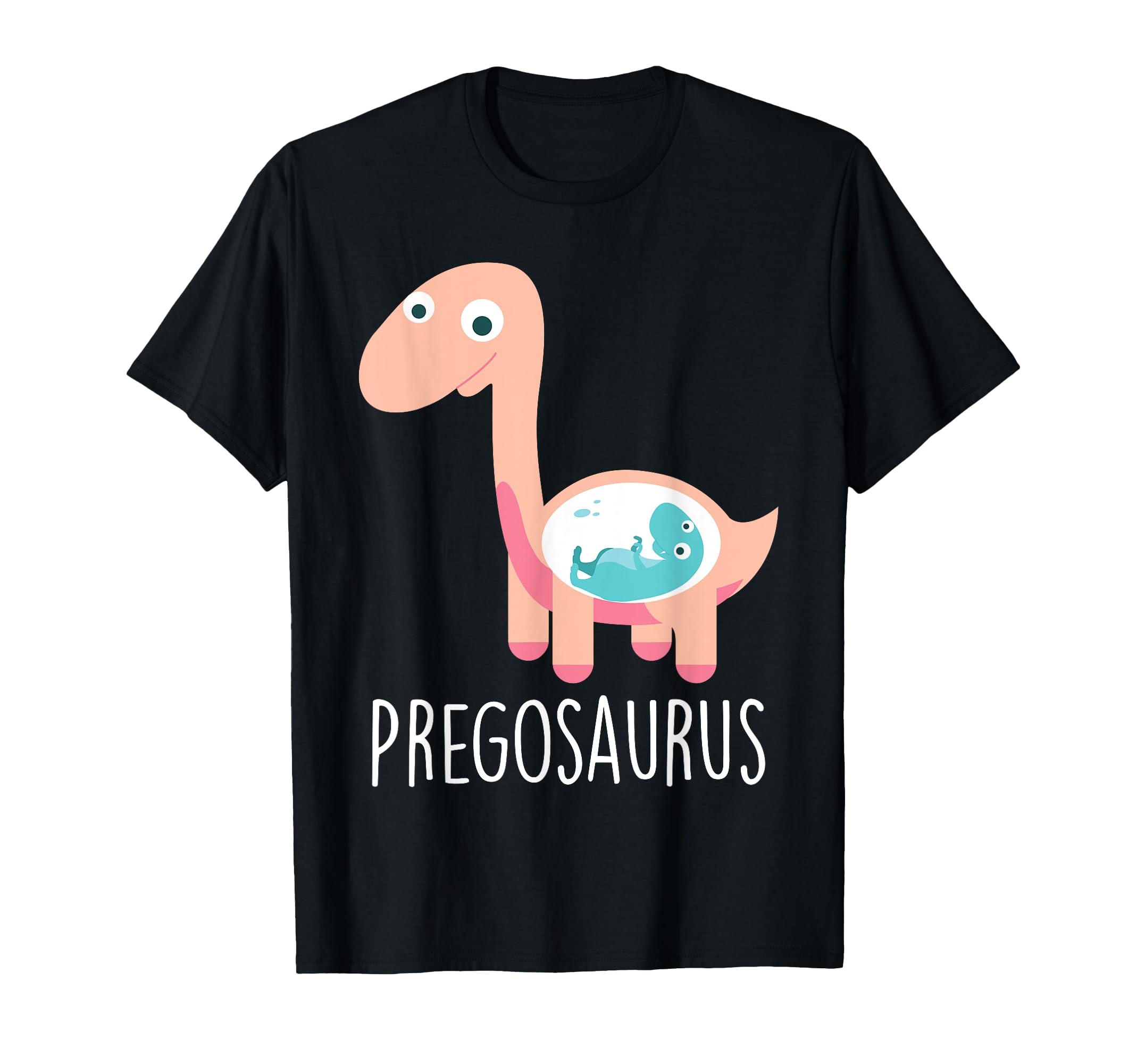 Amazon.com: Pregosaurus - Pregnant Dinosaur - Pregnancy Announcemant T ...