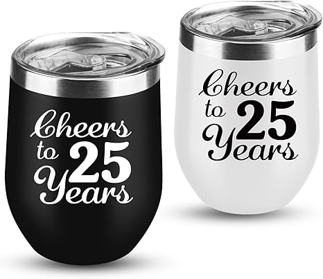 Amazon.com | 25th Anniversary Wedding Gifts for Couple Gifts for Silver Anniversary Twenty Five ...