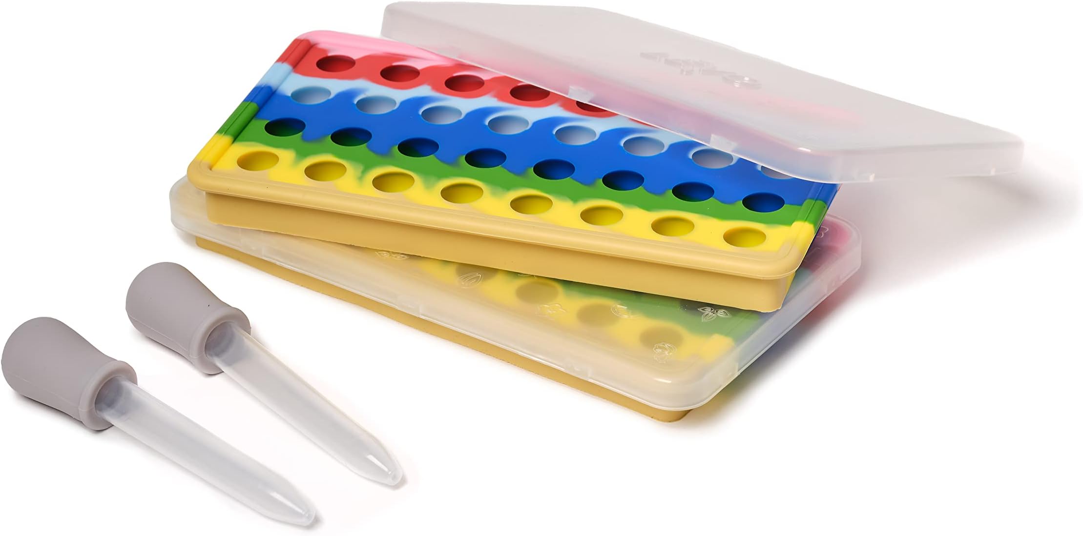 Amazon.com: Gummy Molds for Edibles - Pack of 4 Gummy Molds and 4 Food ...