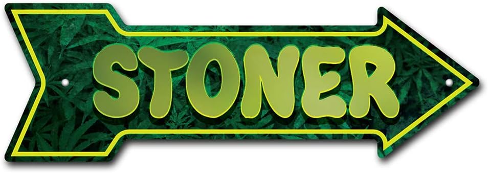 Amazon.com: Stoner Arrow Sign, Indoor/Outdoor, Direction Arrow Sign ...