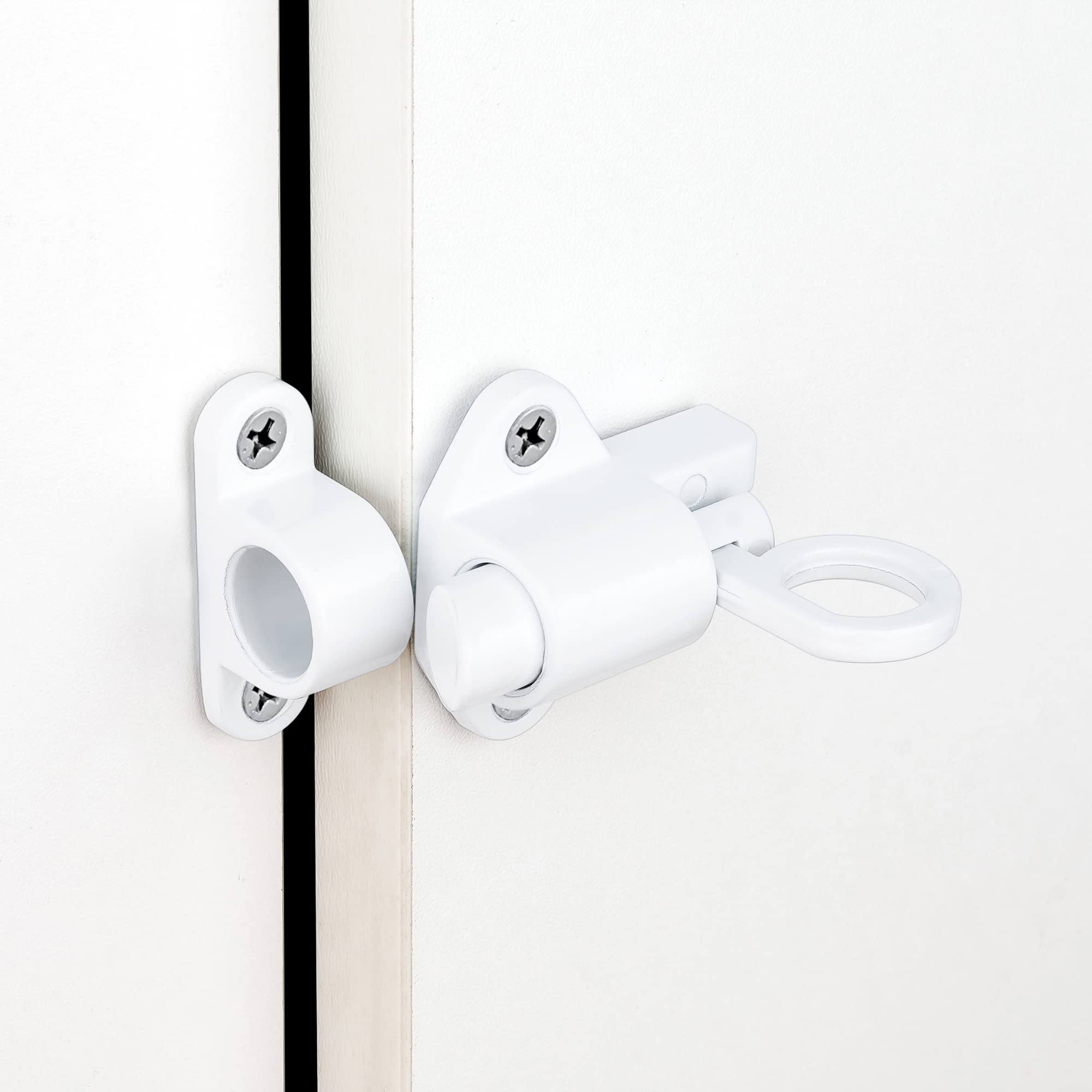 Snapklik.com : INIRET 8 Packs Self-Closing LatchesWhite Spring Door ...