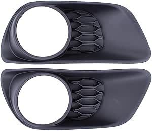 MOTOKU Front Driver and Passenger Side Fog Light Cover Bezel for Ram CV ...
