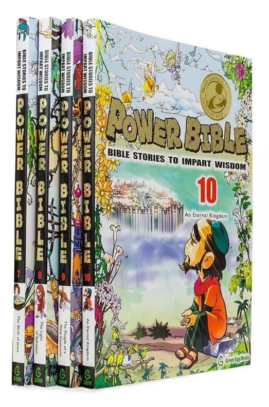 Amazon.com: Power Bible #7-10 - New Testament Set - Kids Comic Bible ...