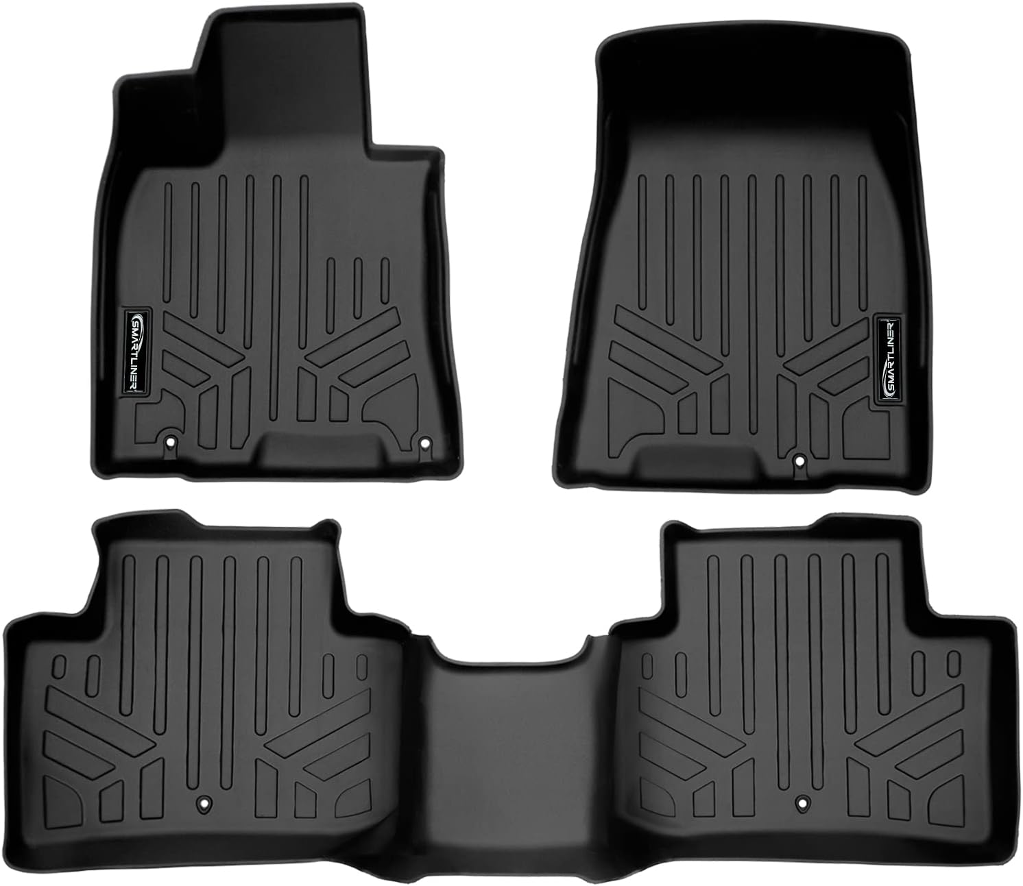 Amazon.com: SMARTLINER All Weather Custom Fit Floor Mats 2 Row Liner Set Compatible with 2022 ...