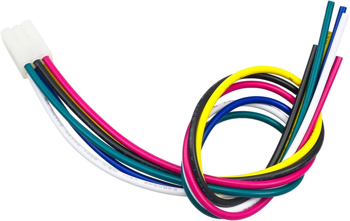 Amazon.com: Yongjiangxia 6 Pin High Level Input Plug Wire Harness for ...