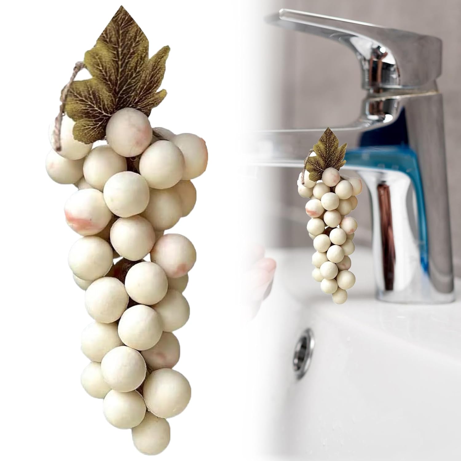 Amazon.com: Grape Soap on a Rope, Handmade Grapes-Shaped Soaps, Natural Cold Process Artisan ...