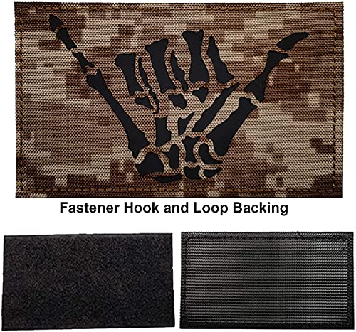 taifeng 5x3 inch Large AOR1 Infrared IR Skull Skeleton Middle - Want It All