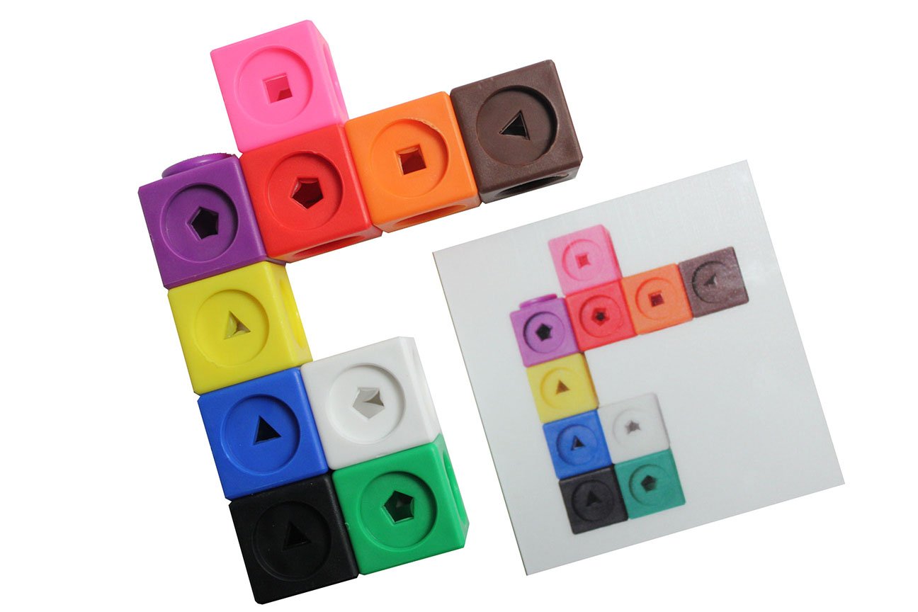 Amazon.com: Jumbo Snap Block Patterns Busy Bag - Fine Motor and Pattern ...