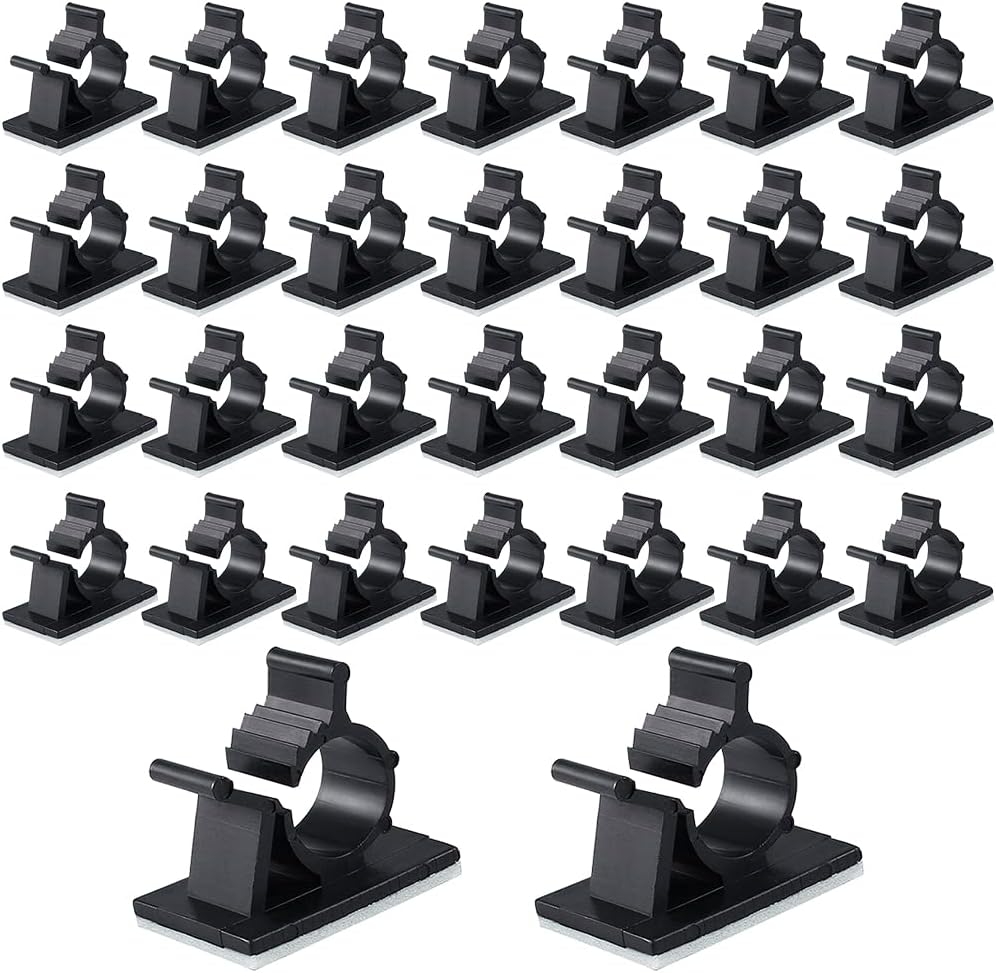 Adjustable Cable Clips, Self - Adhesive Cable Clamps, Wire Clips with ...