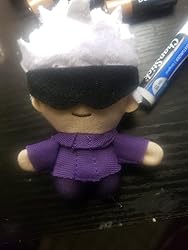 Amazon.com: AMNPOLEN Plush Figure Toys with Openable Patch Anime Gojo ...