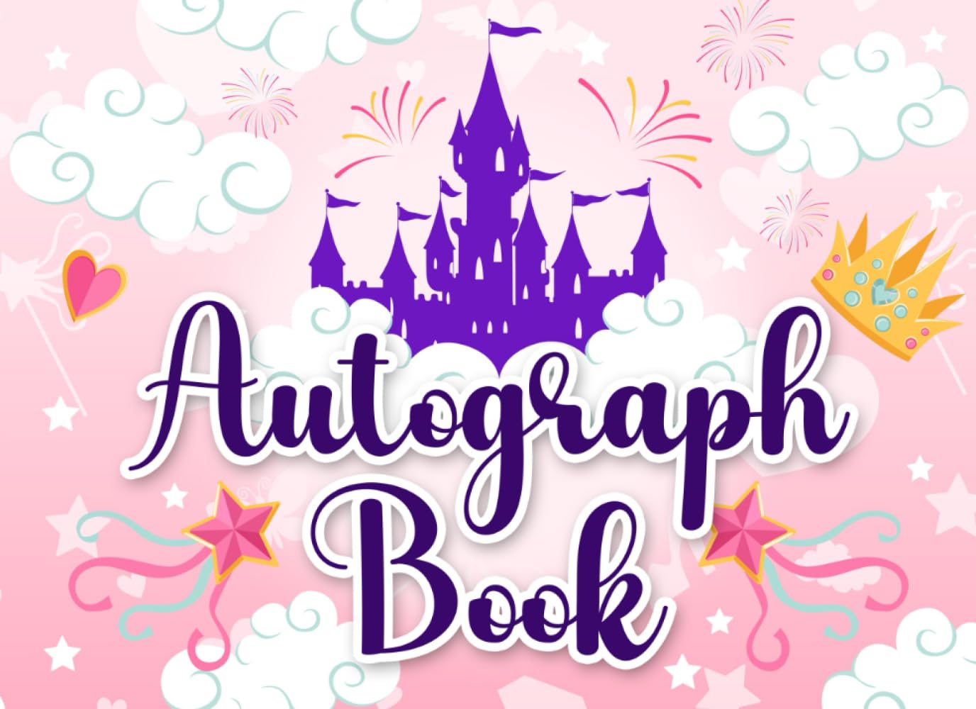 Autograph Book for Girls: Characters Signature From Theme Park ...