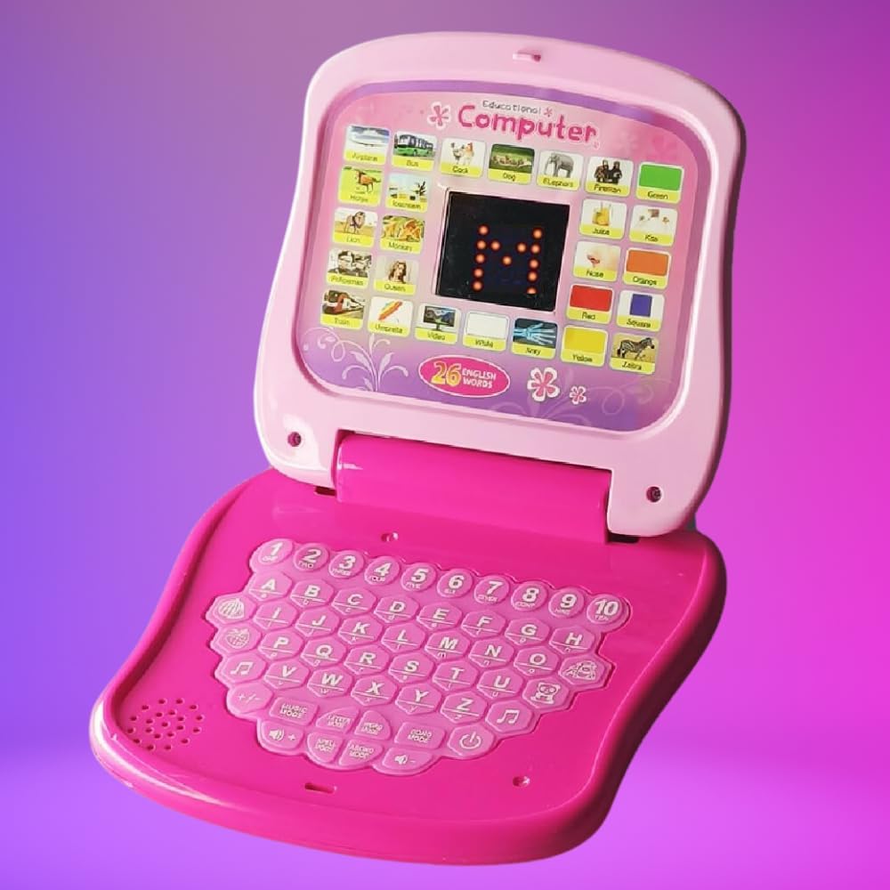 ToyMagic Kids Laptop Educational Computer|Alphabet & Number Chart with ...