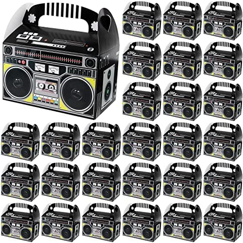 Amazon.com: Sabary 24 Pcs 80s Party Favors Boom Boxes 5.9 x 3 x 3.5 ...