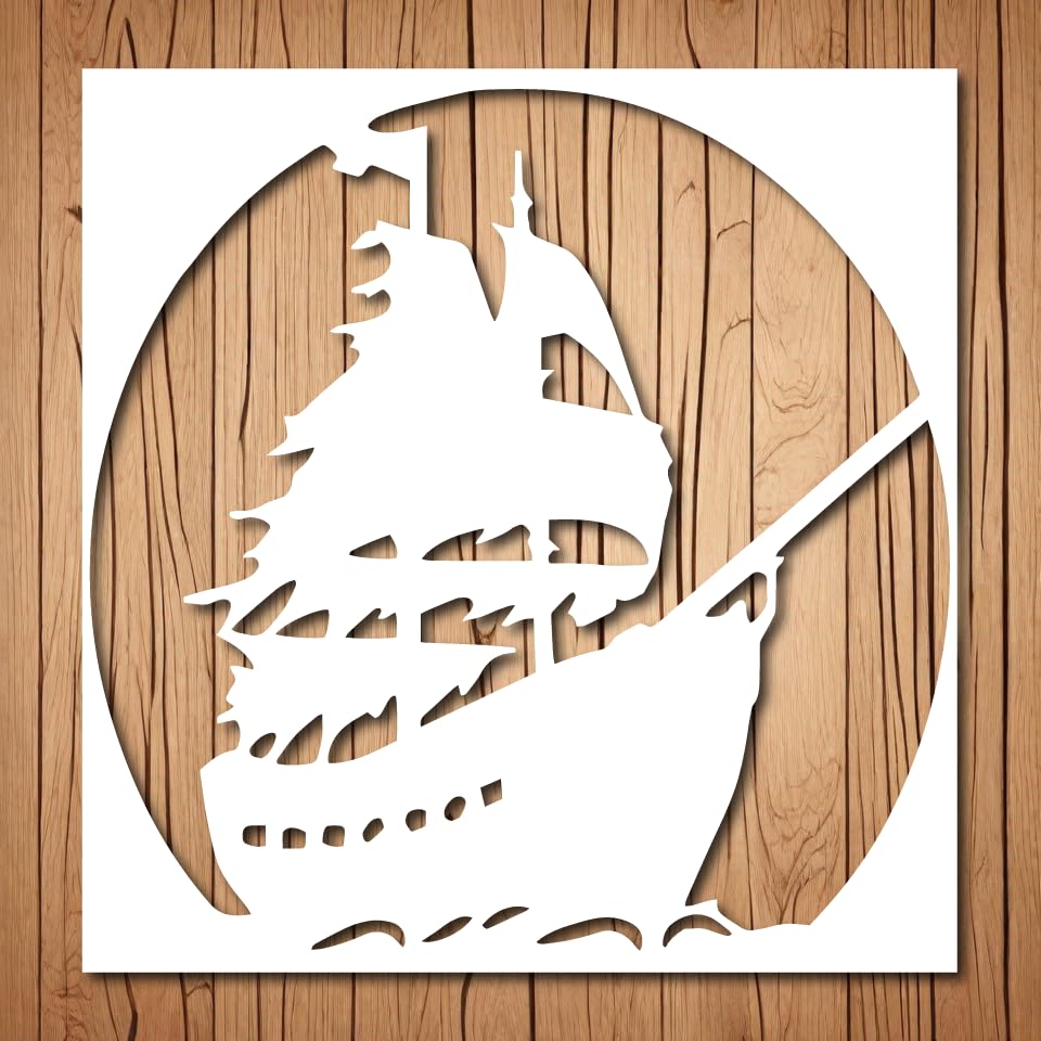 Reusable Craft Stencil Rocket Ship Stencil - Reusable Mylon Template ...