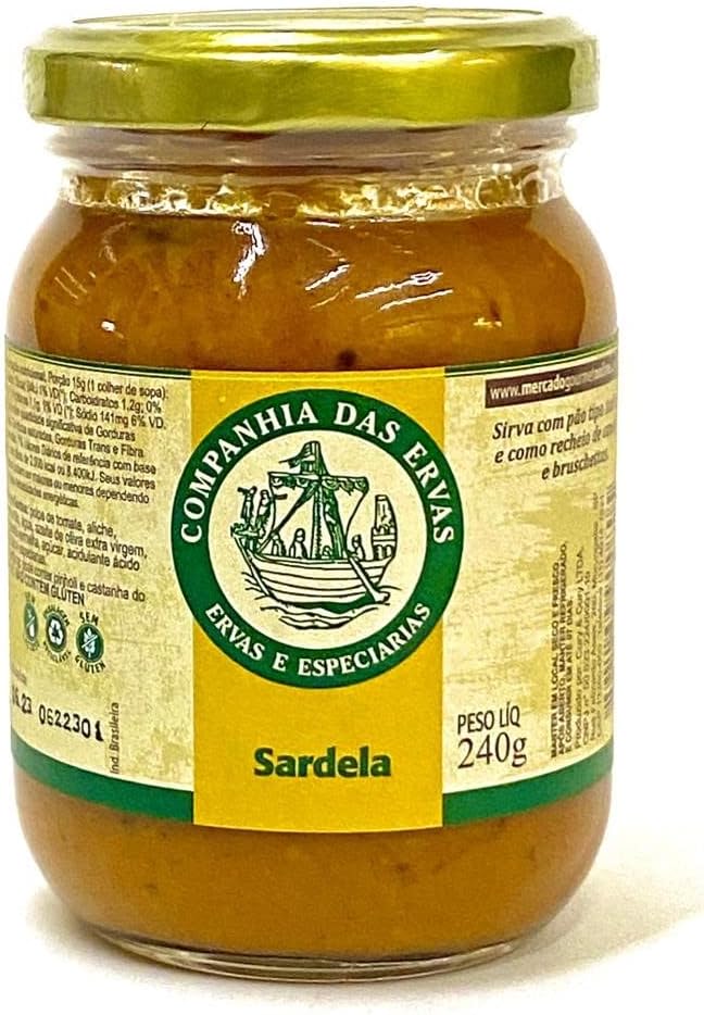 Companhia das Ervas Sardela 240G : Amazon.com.br: Alimentos e Bebidas
