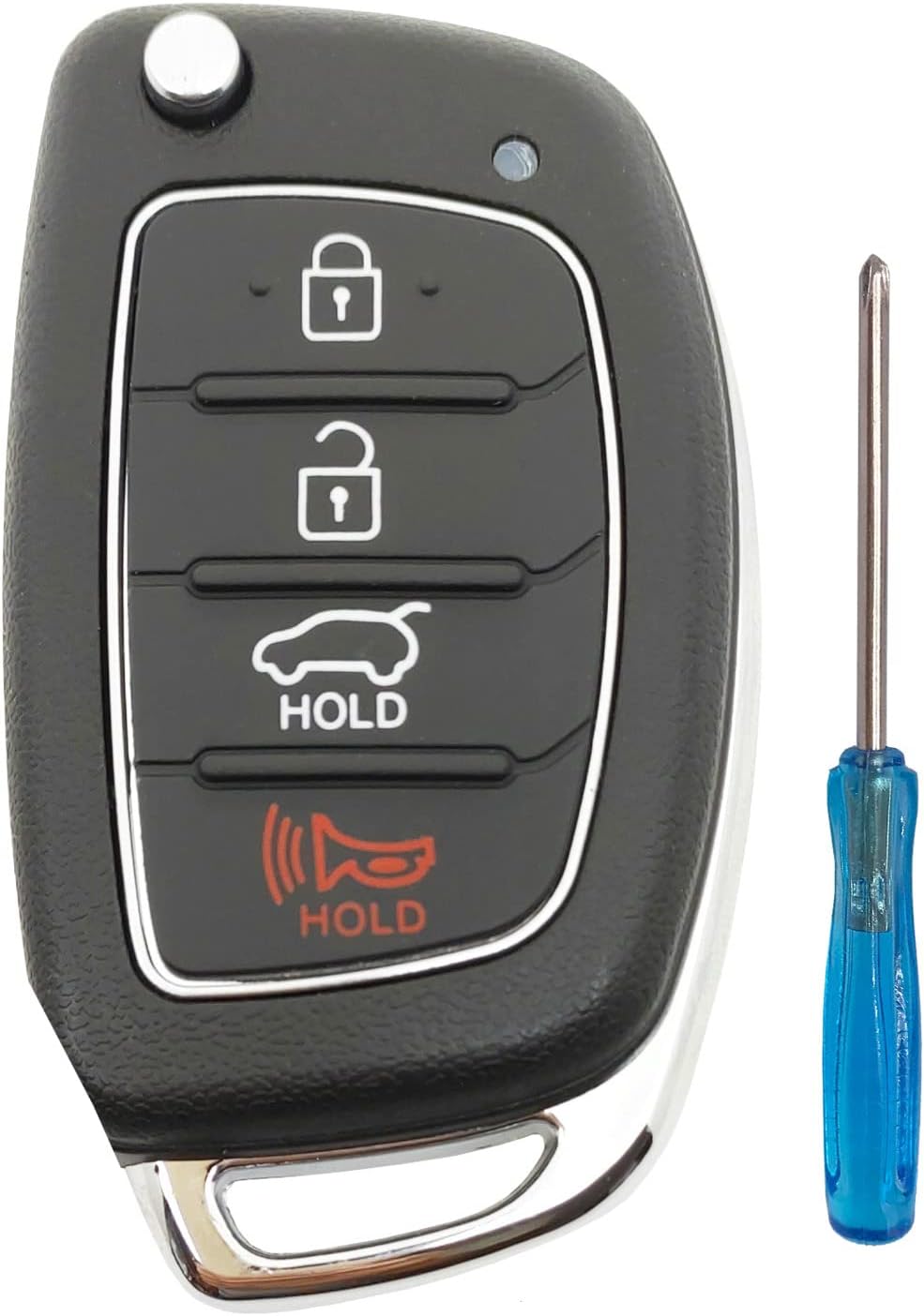 Amazon.com: SUPALAND Flip Key Fob Shell Case Replacement Fits for ...