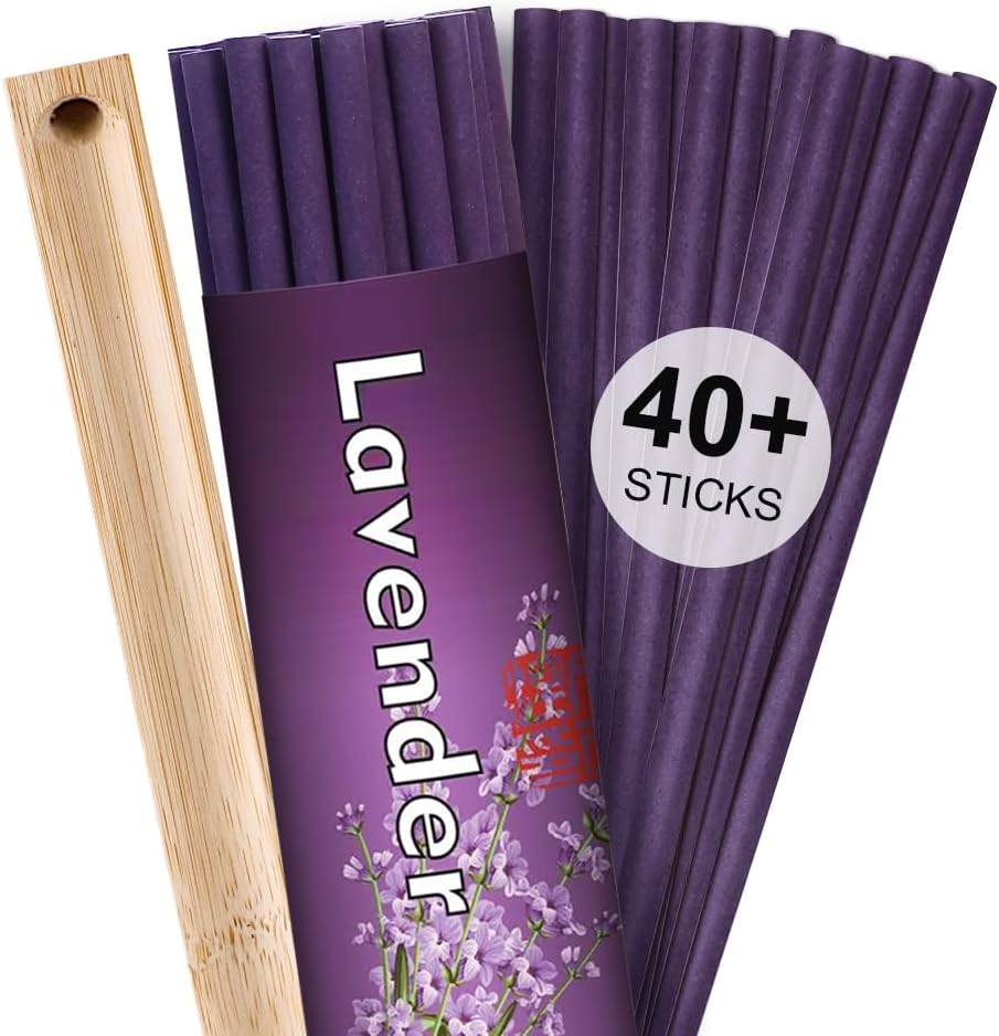 Amazon.com: Thick Incense Sticks Long Burning Time 120mins with Incense ...