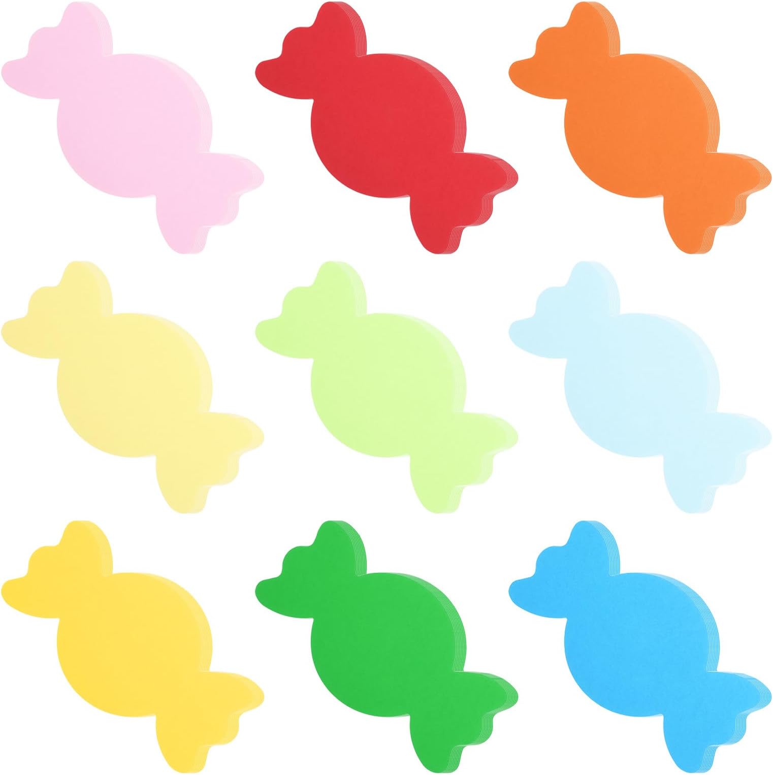 Amazon.com: PATIKIL Candy Cutouts, 72 Pack Paper Candy, Colorful Candy Cutout for Classroom ...