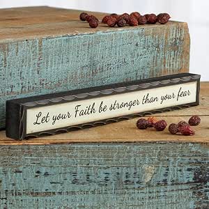 Amazon.com: Primitive "Let your Faith be stronger than your fear ...