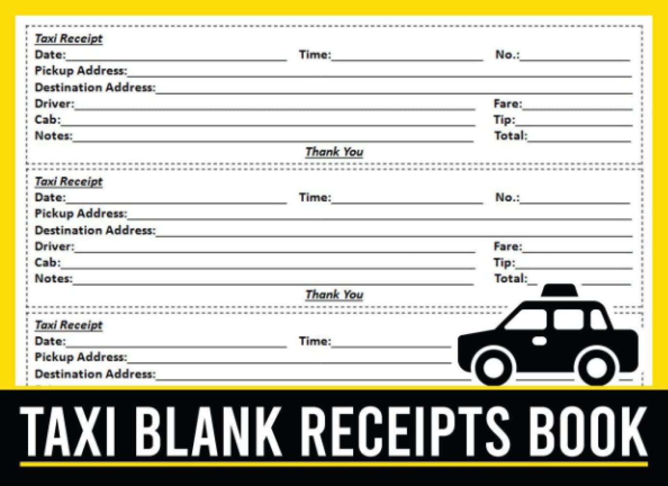 Yellow Cab Taxi Receipt Blank Taxi Bill Format In Word, Pdf, Excel