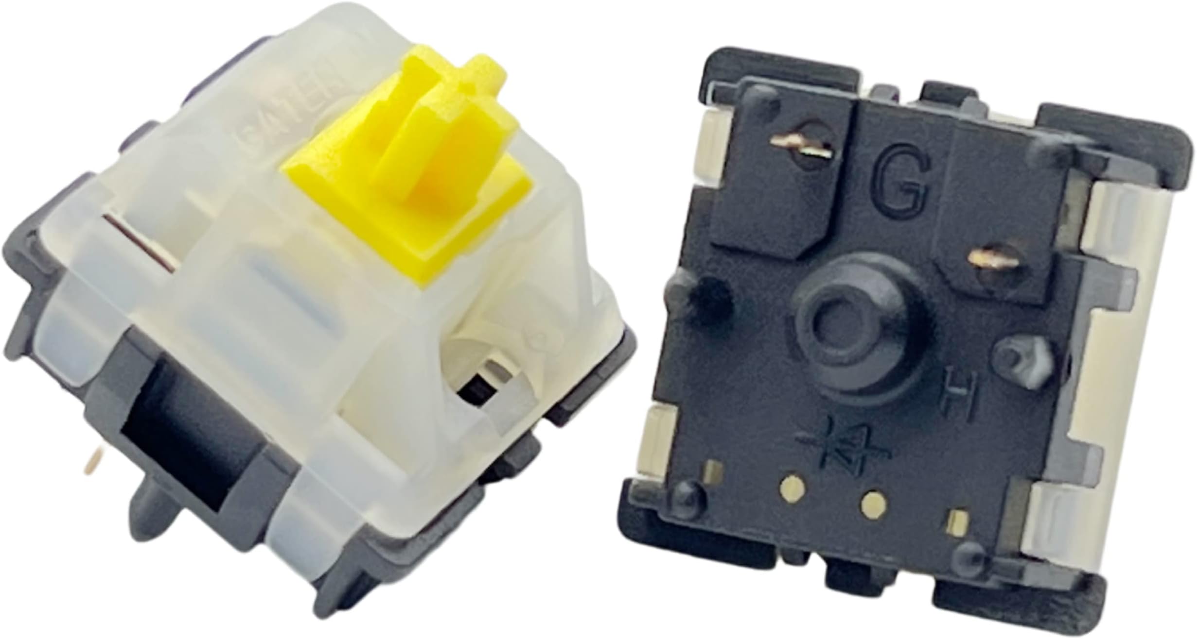 Amazon.com: GATERON Cap Milky Brown Keyboard Switches, RGB LED Linear ...