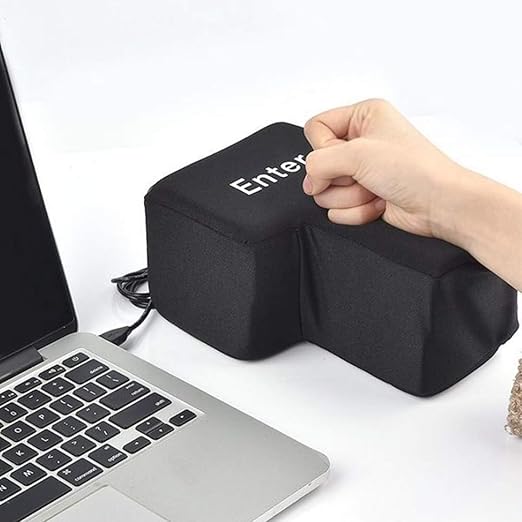 Amazon.com: DRPCT Giant Enter Button Big USB Enter Key Anti Stress ...