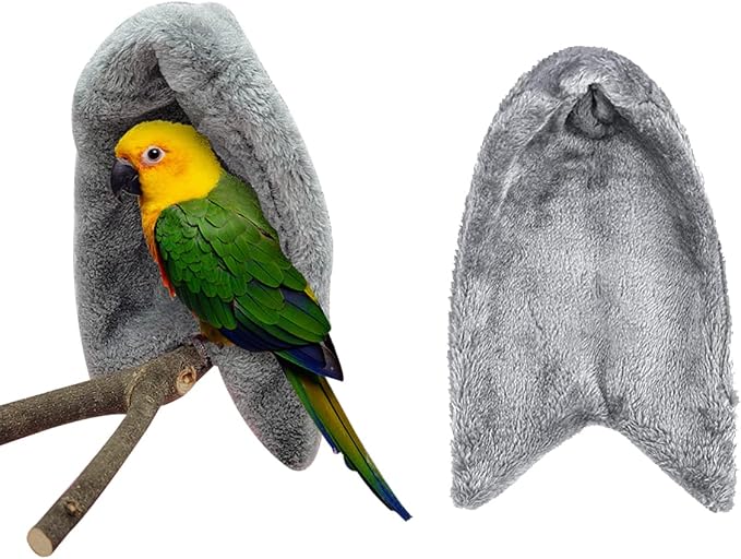 OTKARXUS Comfort Corner Fleece Bird Blanket,1PC Winter Warm Parrot Cage ...