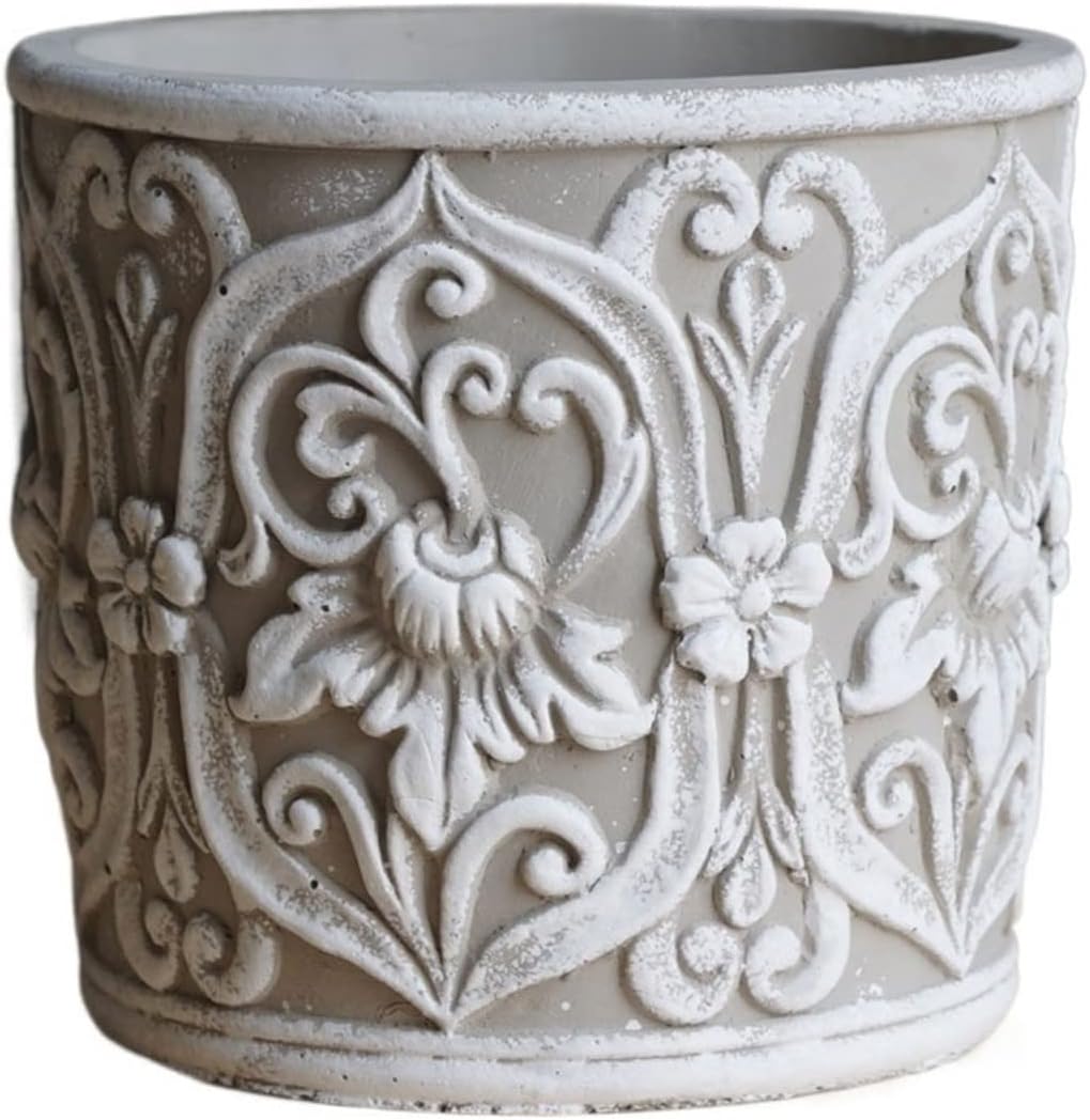 Amazon.com: CTXDLK Planting Pots Indoor Flower Pot Mudware Creative ...