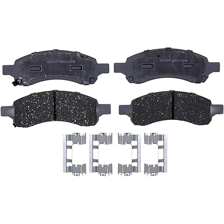 Amazon.com: ACDelco Silver 14D1092CH Ceramic Front Disc Brake Pad Set ...