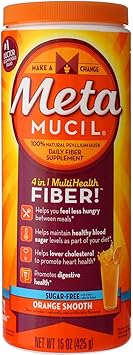 Amazon.com: Metamucil Smth PWD Orng Sug/FR 72 : Health & Household