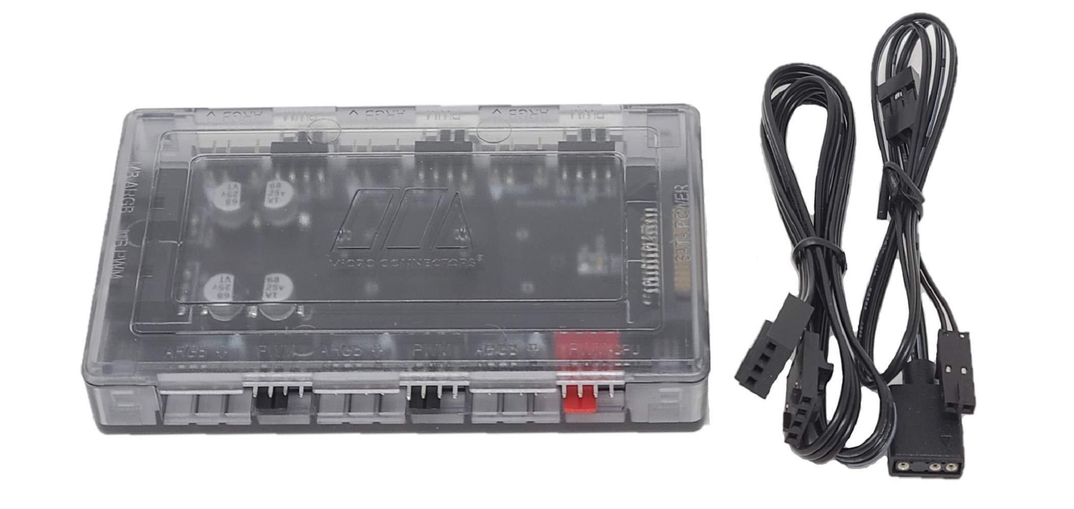 Snapklik.com : MICRO CONNECTORS 12 Port ARGB/PWM Fan And Light Splitter Hub