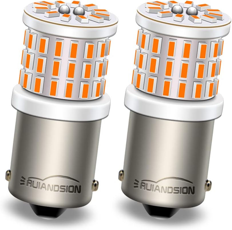 Amazon.com: Ruiandsion 7506 BA15S 1156 LED Turn Signal Light Bulbs ...