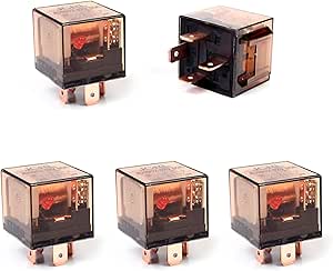 Amazon.com: gunroil 5 PCS 4-pin Car Double Contact Relays, 12V ...