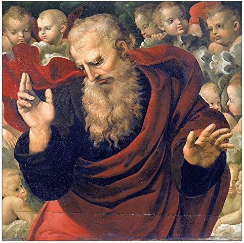 ArtPlaza Sanzio Raffaello-eterno e angeli Decorative Panel, Wood, Multi ...