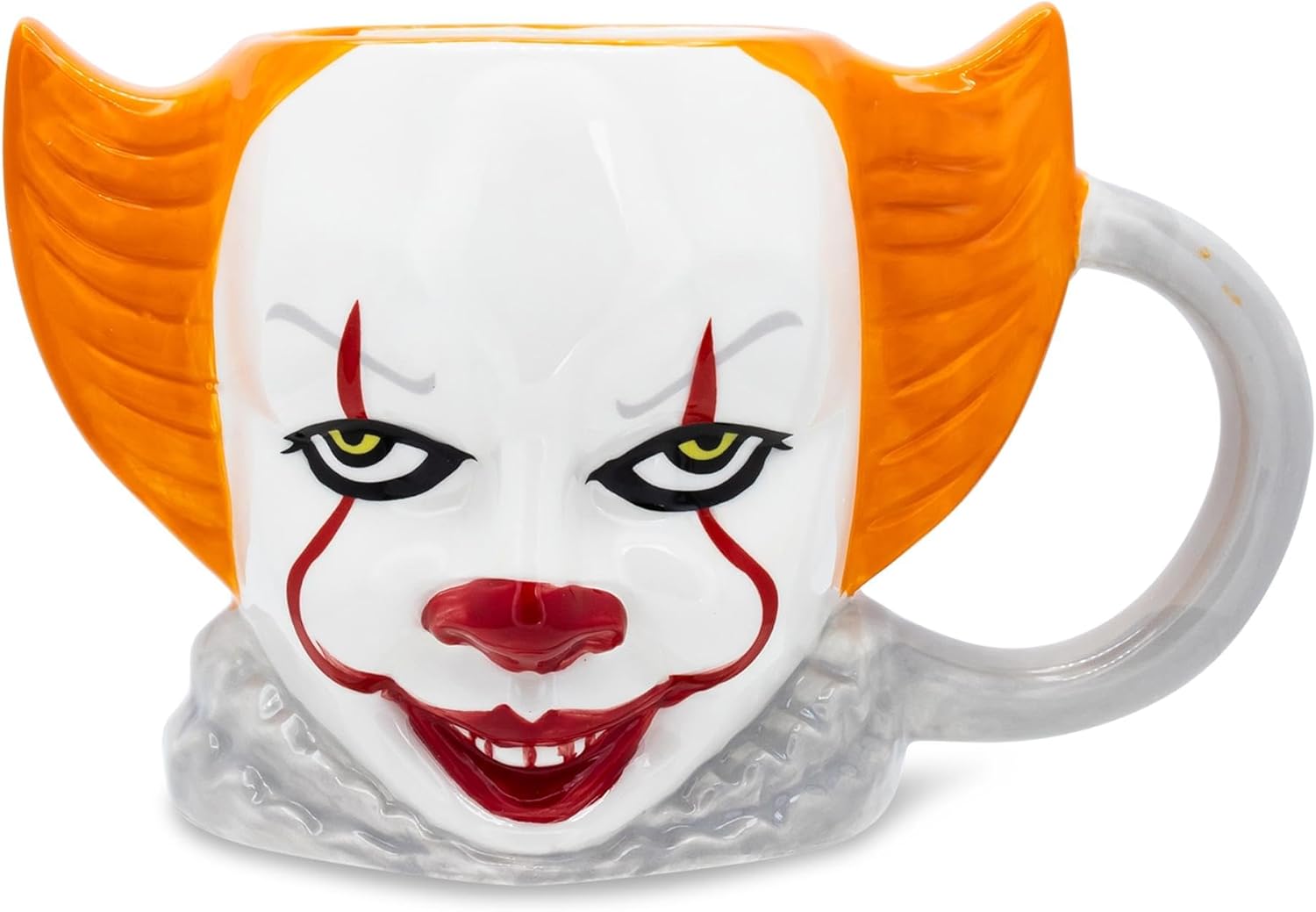 Amazon.com: Silver Buffalo IT Pennywise 3D Sculpted Ceramic Coffee Mug ...