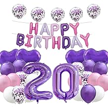 Buy Sweet 20th Birthday Balloon 20th Birthday Decorations Happy 20th ...