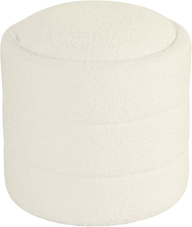Amazon.com: HomePop Storage Round Ottoman with Removable Lid Home Décor ...