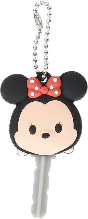 Amazon.com: Disney Tsum Tsum Minnie Mouse Soft Touch PVC Key Holder ...