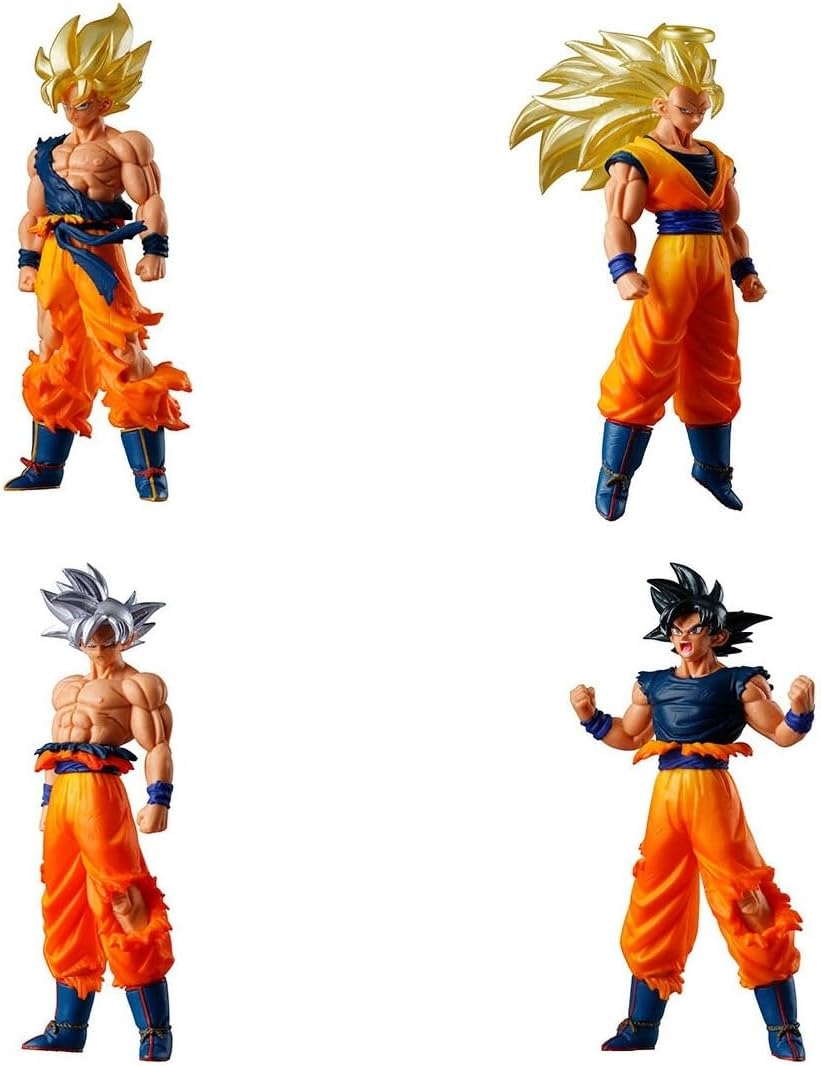 Amazon.co.jp: HG Dragon Ball 01 GOKU EDITION x Complete Set of 4 Types ...
