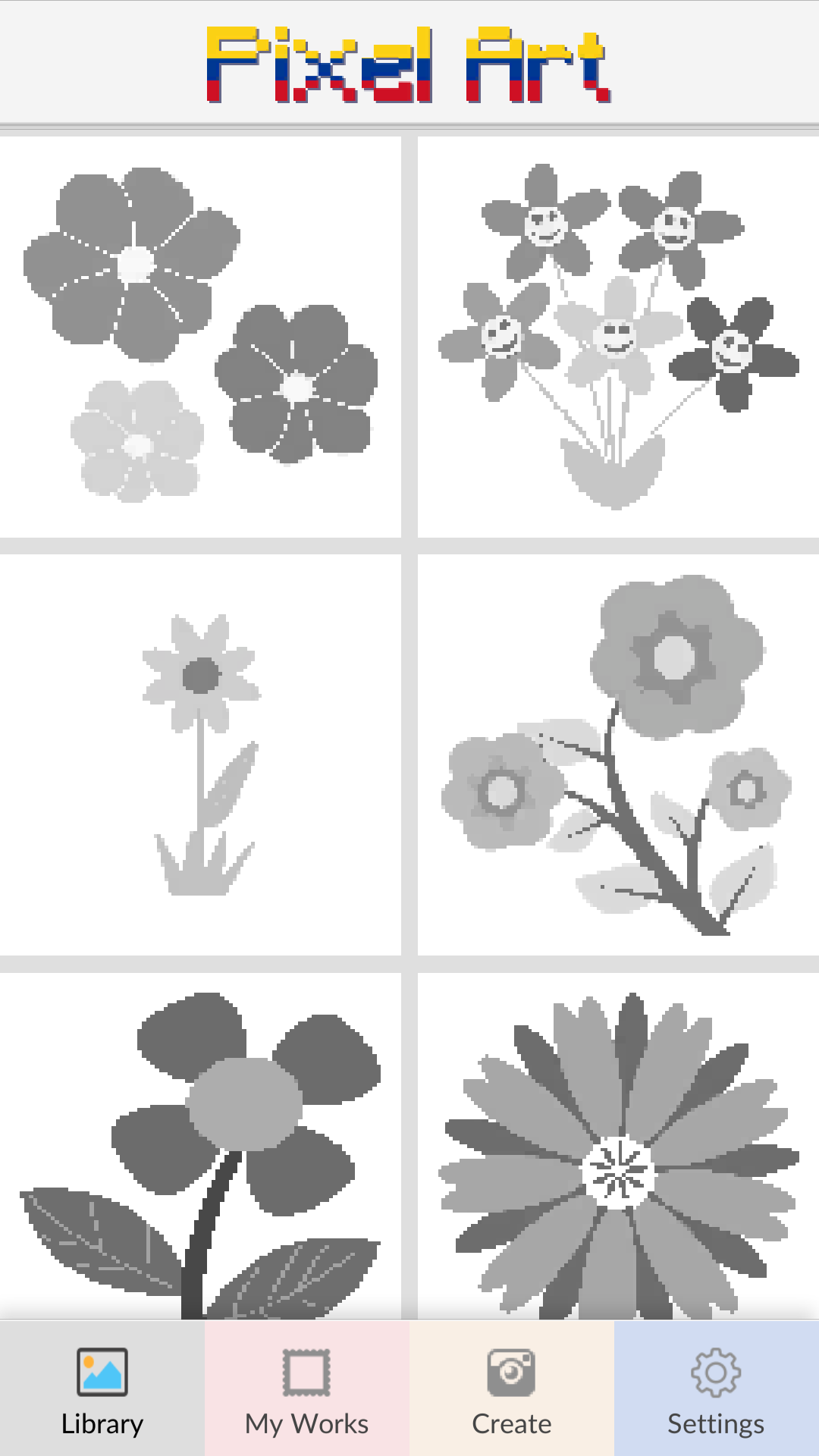 Flowers Color by Number - App on Amazon Appstore