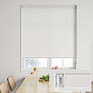 Amazon.com: LazBlinds Custom Cut to Size No Tools No Drill 1" Aluminum ...