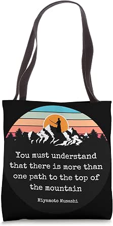 Amazon.com: Miyamoto Musashi Samurai Warrior Vintage Mountain Tote Bag ...
