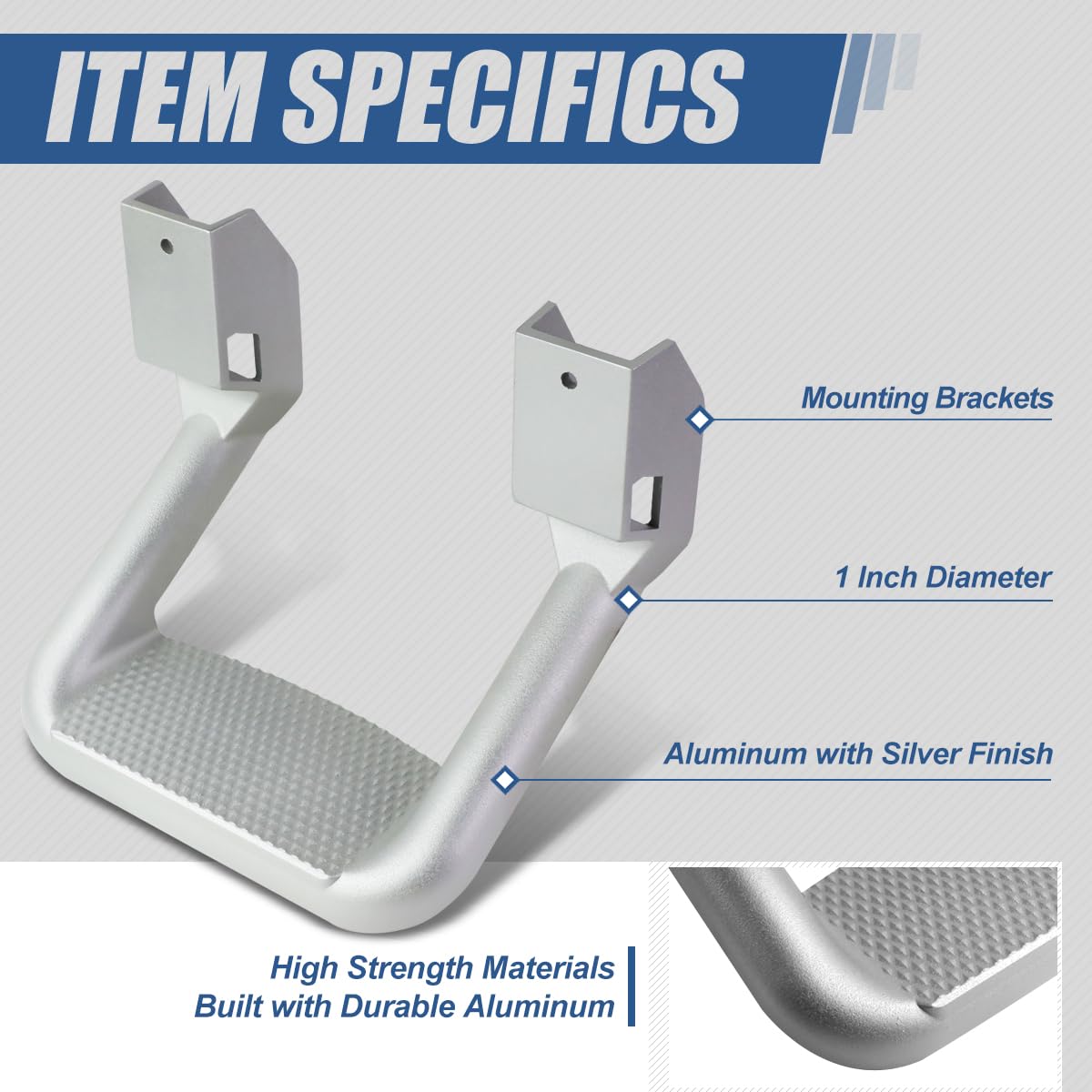 Snapklik.com : Auto Dynasty 1 Inches Universal Side Step