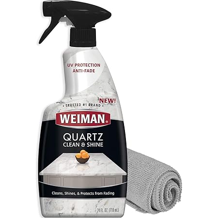 Amazon.com: Weiman Quartz Countertop Cleaner and Polish - Clean & Shine ...
