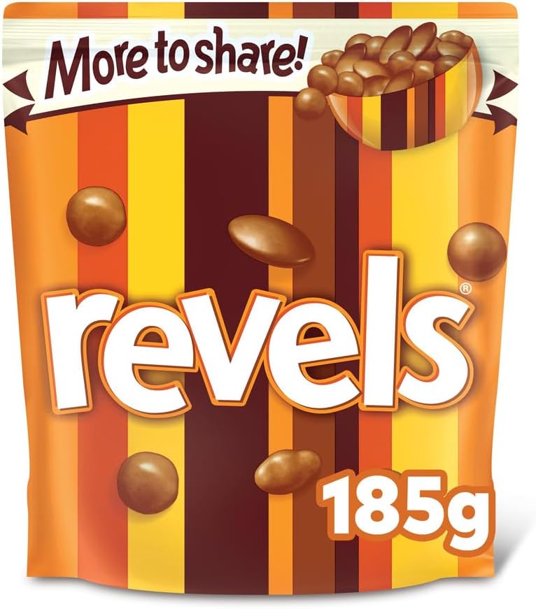 Revels Chocolate Pouch, 185g (packaging may vary) : Amazon.co.uk: Grocery